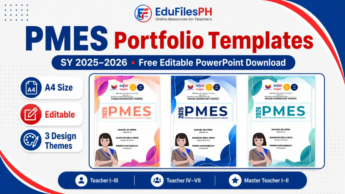 PMES Portfolio Templates SY 2025–2026 | Free Editable PowerPoint ...